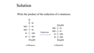 Haworth Structures of Monosaccharides | PPTX