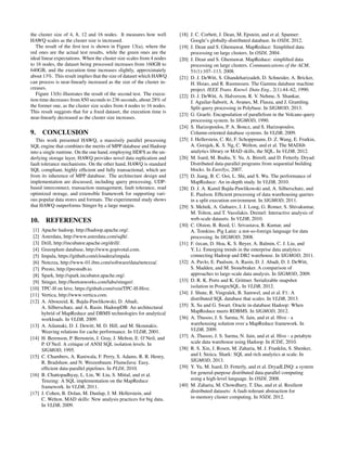 HAWQ: a massively parallel processing SQL engine in hadoop | PDF