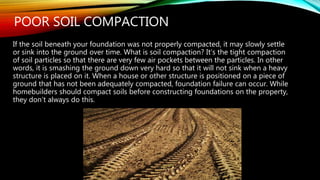 Foundation Failure presentation - halabja university | PPTX