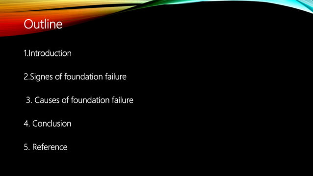 Foundation Failure presentation - halabja university | PPTX