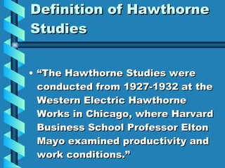 Hawthorne | PPT