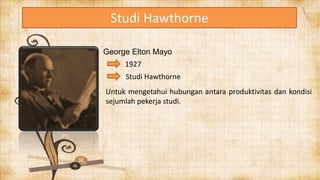 Hawthorne studi | PPTX