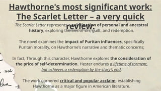 Nat Hawthorne an Author’s Biography.pptx