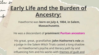 Nat Hawthorne an Author’s Biography.pptx