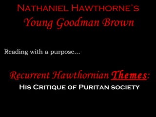Hawthornian Images And Themes | PPT