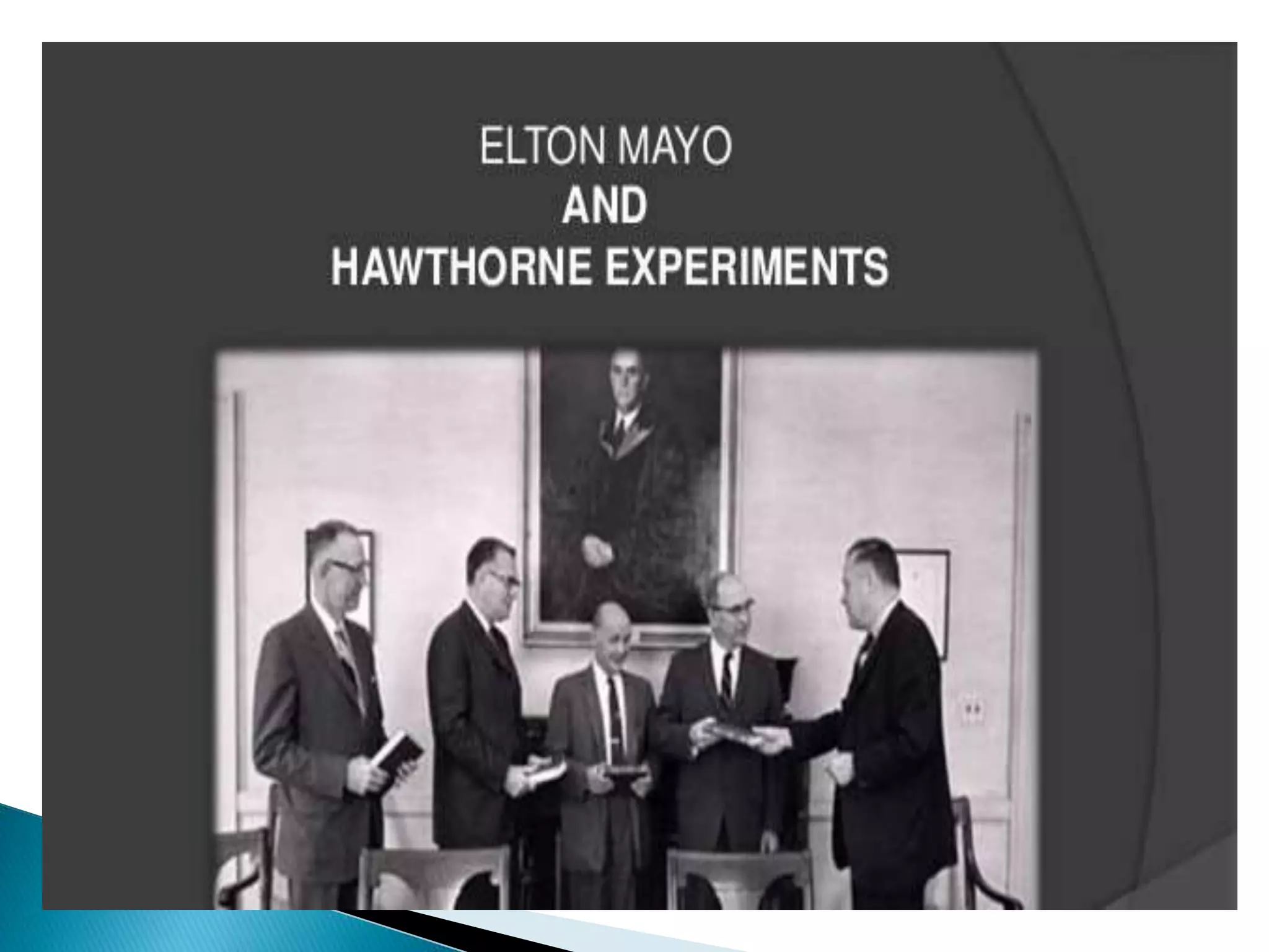 Hawthrone experiment | PPTX | Careers