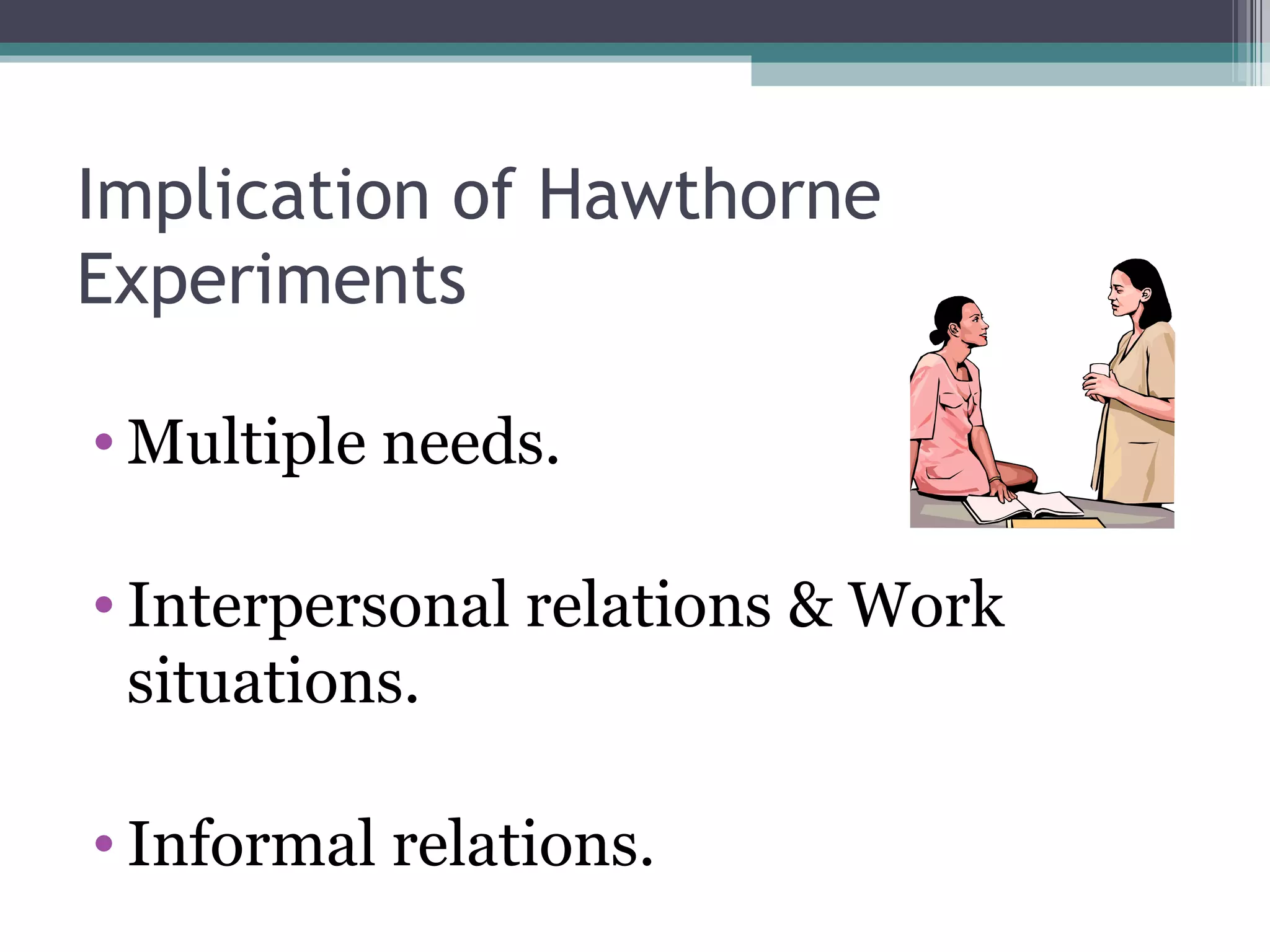 Hawthrone Experiments | PPT