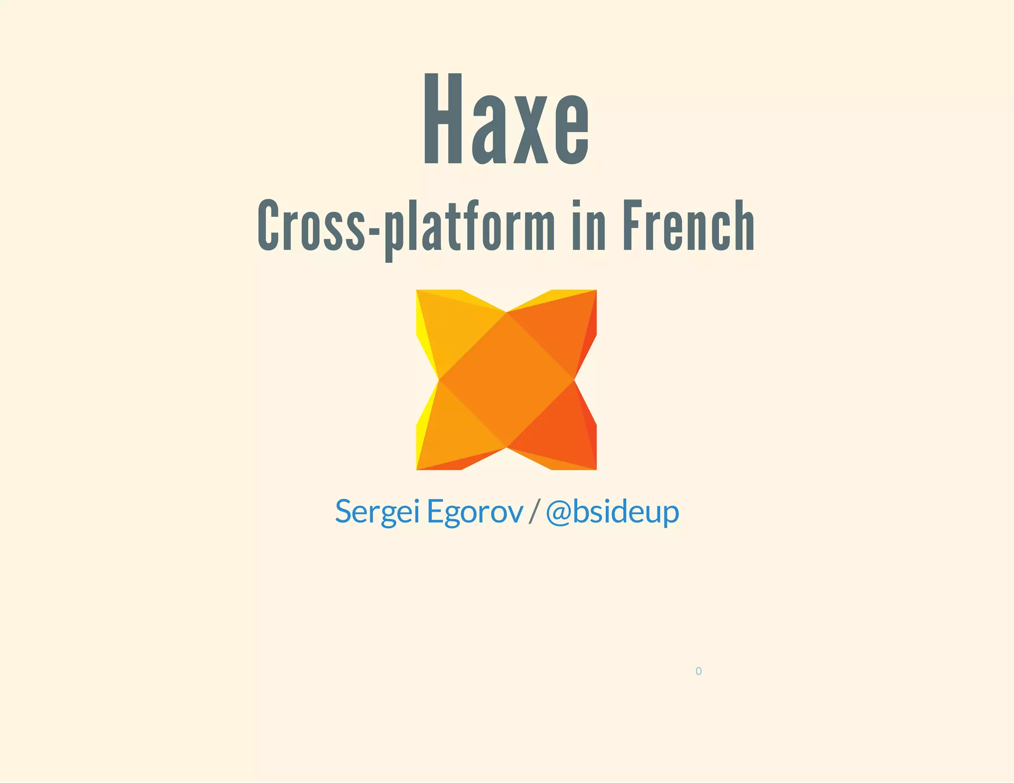 Haxe by sergei egorov | PDF