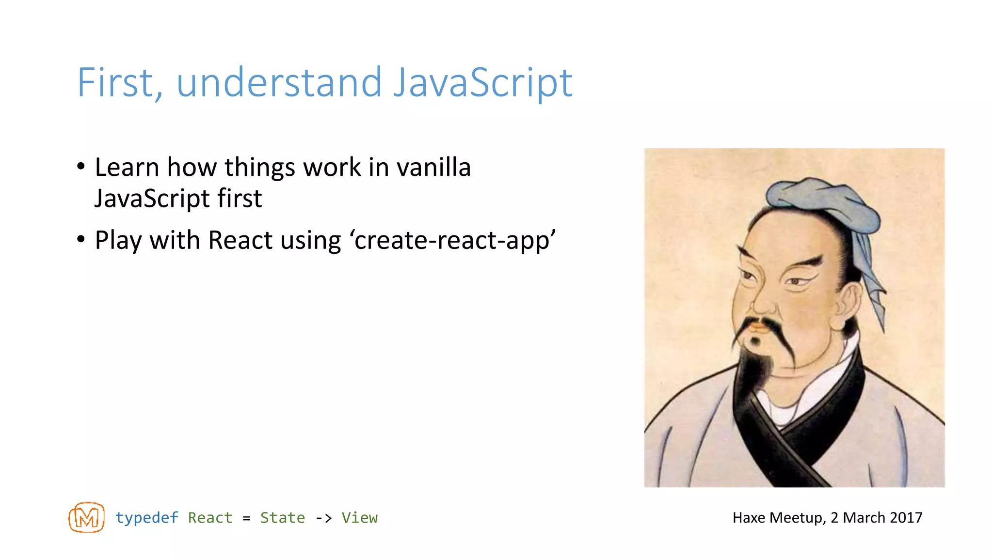 Haxe React architecture and workflow | PPT