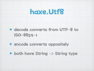Haxe vs Unicode (en) | PDF