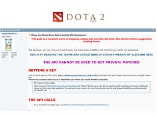 LOL vs Dota2: Battle Of APIs | PDF
