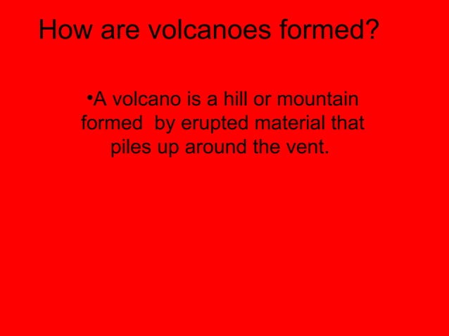 Hayden’s power point on volcanoes | PPS