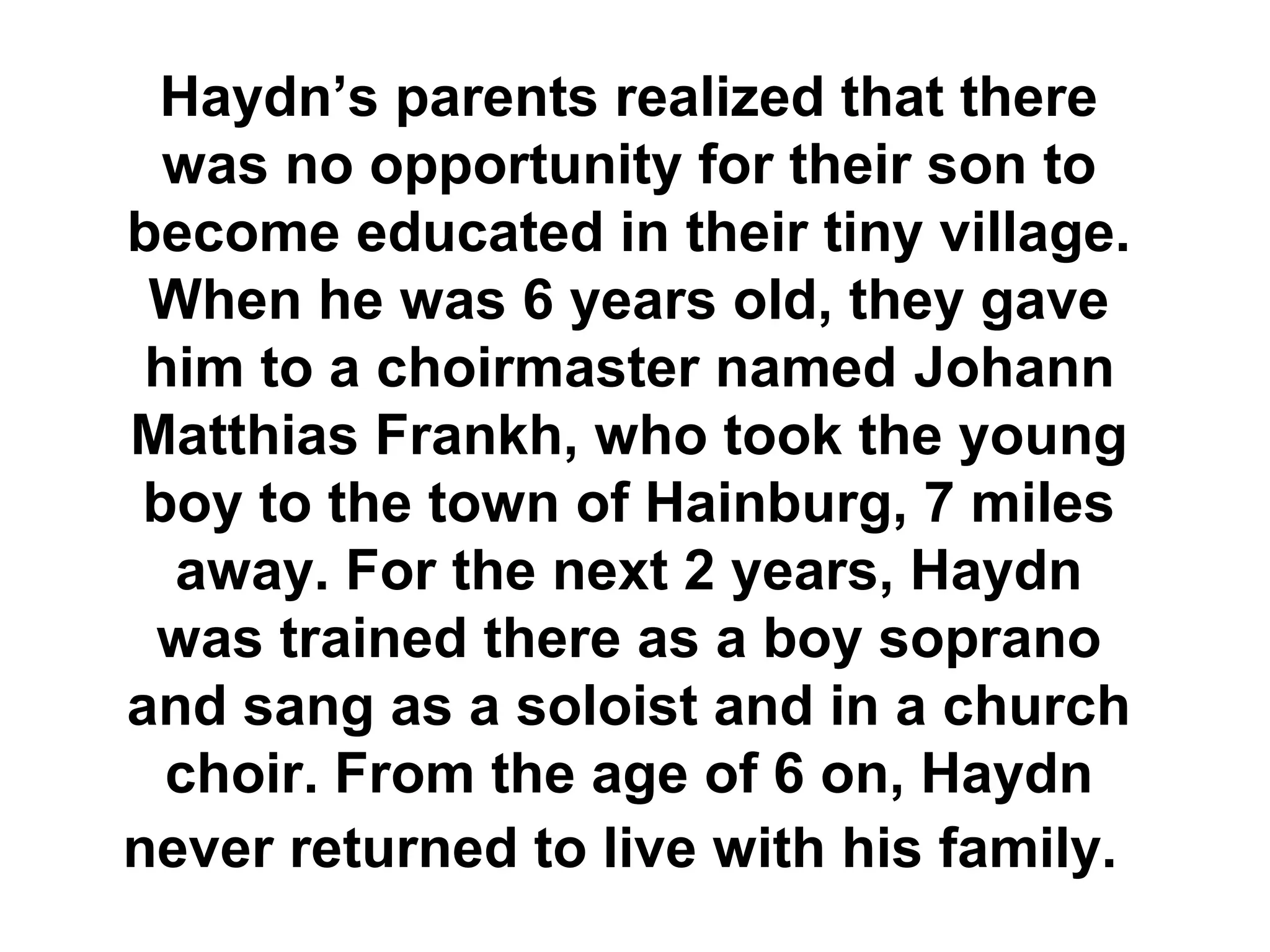 Franz Joseph Haydn | PPT