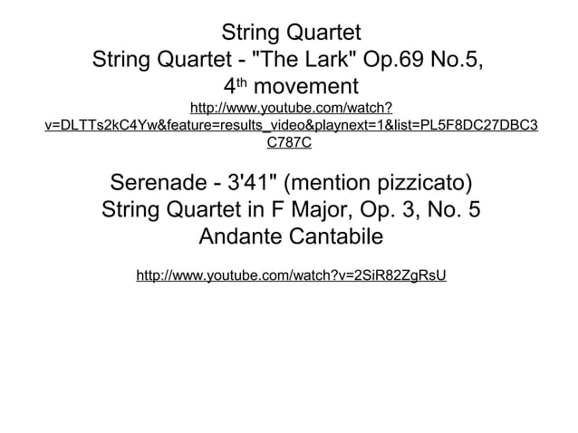 Franz Joseph Haydn | PPT | Classical Music | Music