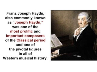 Franz Joseph Haydn | PPT