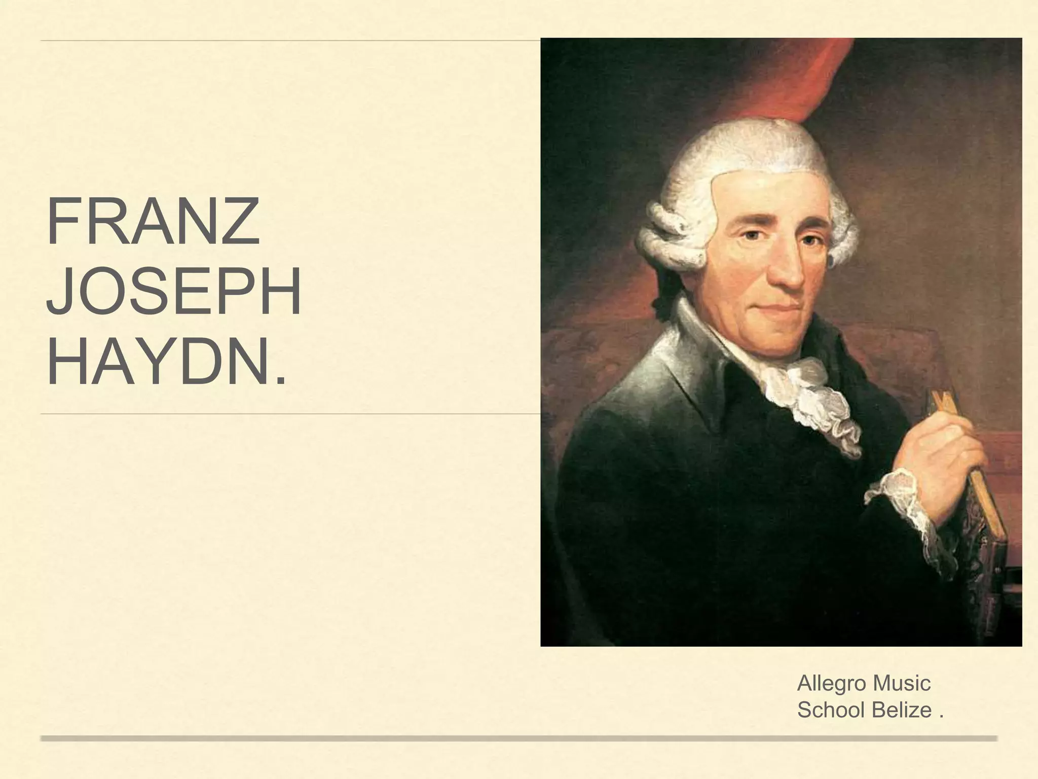 Franz Joseph Haydn | PPTX