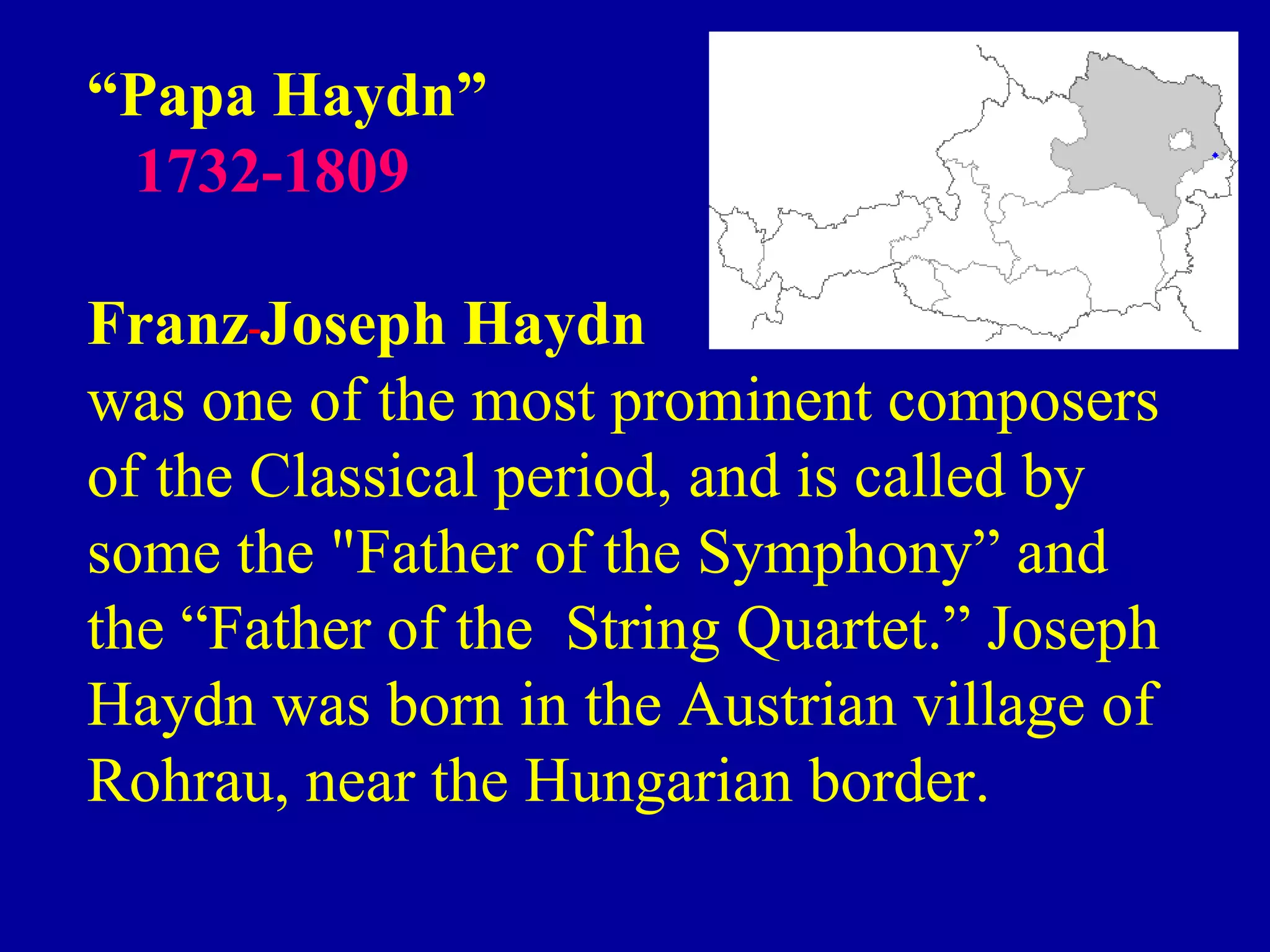 Haydn powerpoint pdf | PDF