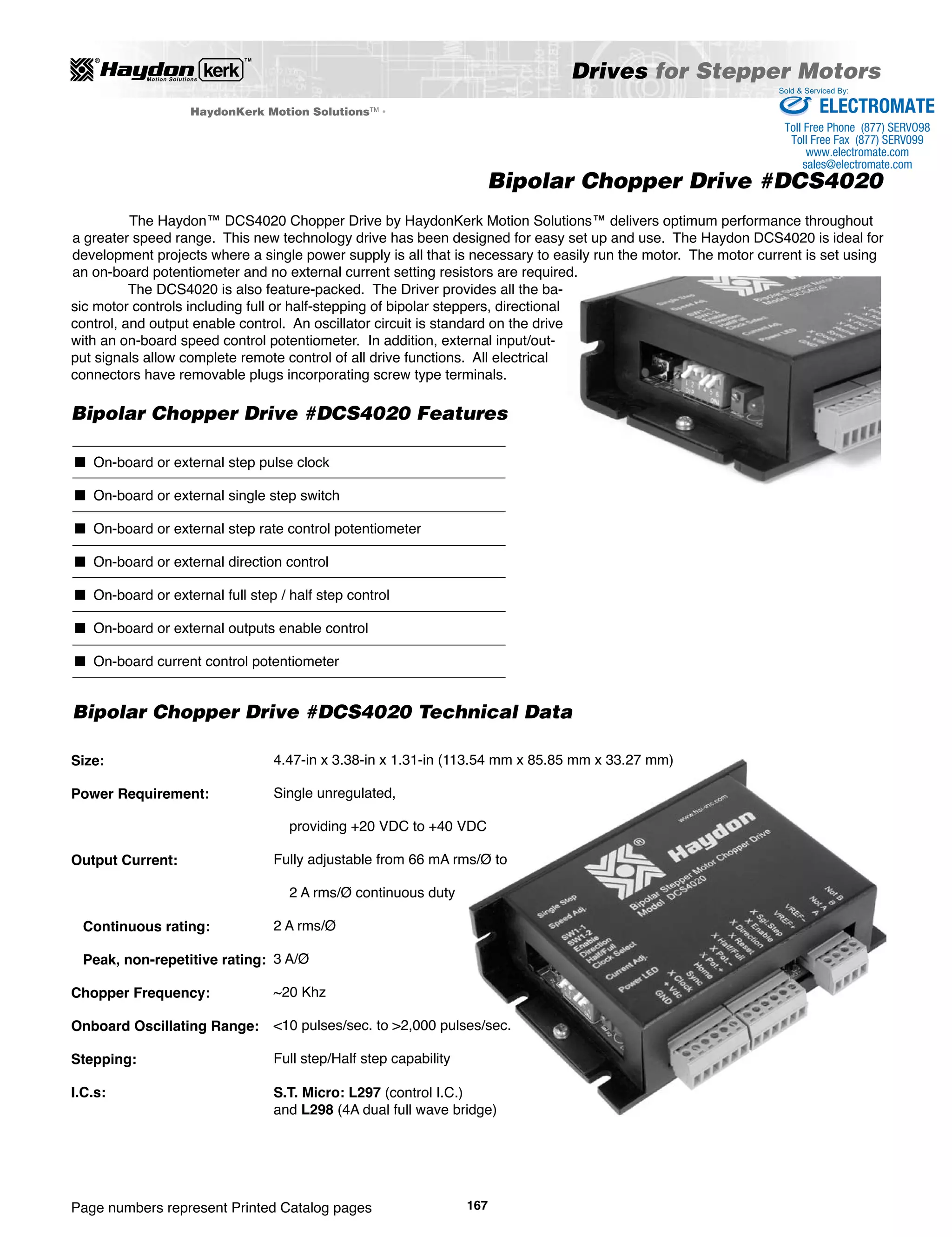 Haydon kerk dcm8028_dcm8055_specsheet | PDF