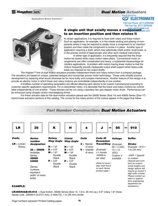 Haydon kerk hybrid_linear_actuators_catalog | PDF