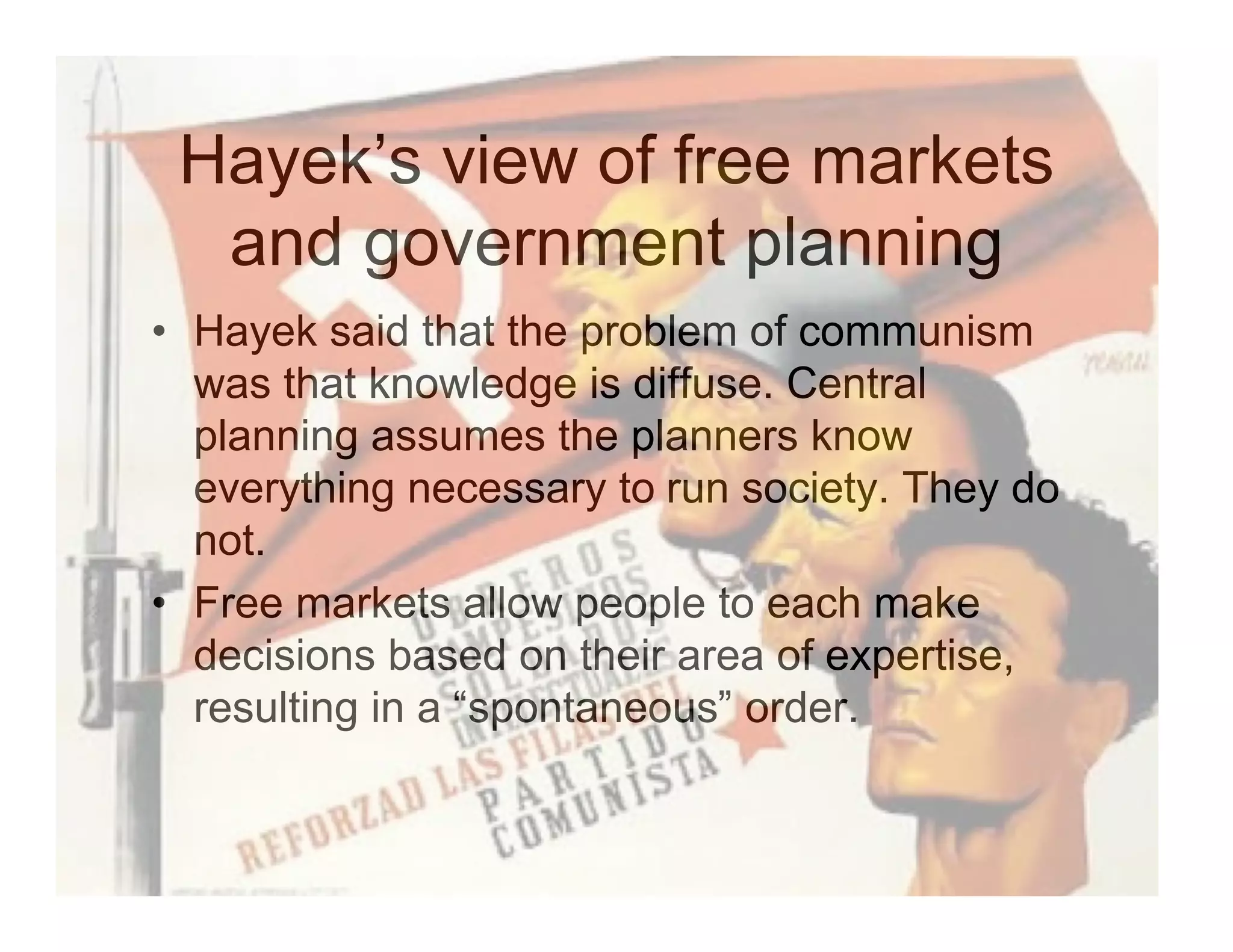 Friedrich August von Hayek | PDF