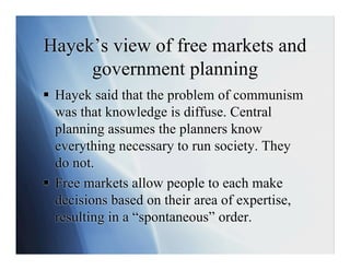 Friedrich August von Hayek | PDF