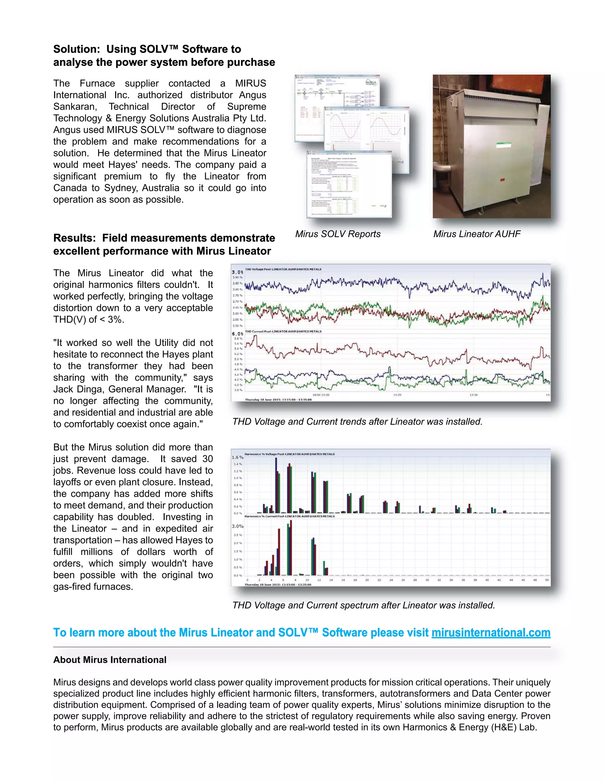 Mirus Lineator to the Rescue | PDF