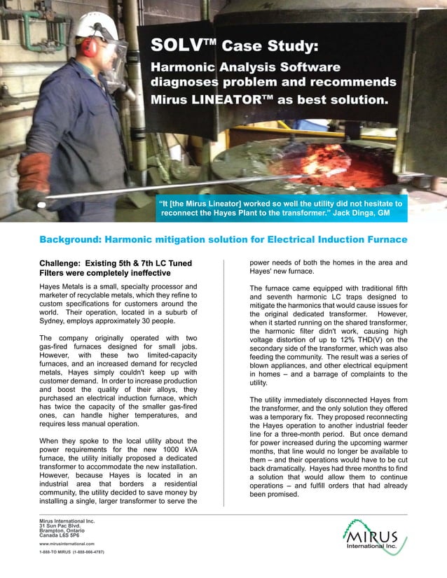 Mirus Lineator to the Rescue | PDF