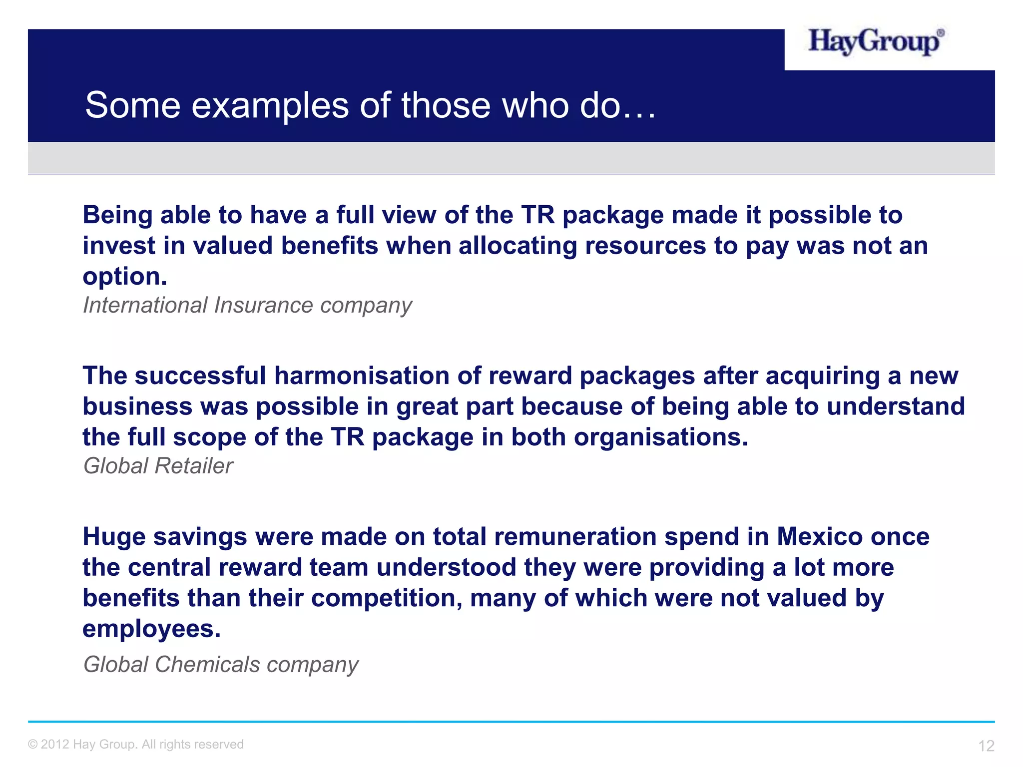 The importance of benchmarking your total reward package | PPTX