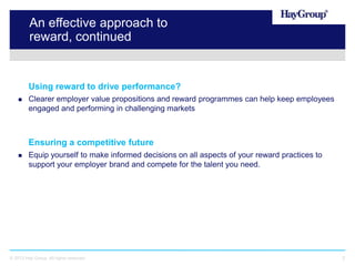 The importance of benchmarking your total reward package | PPTX