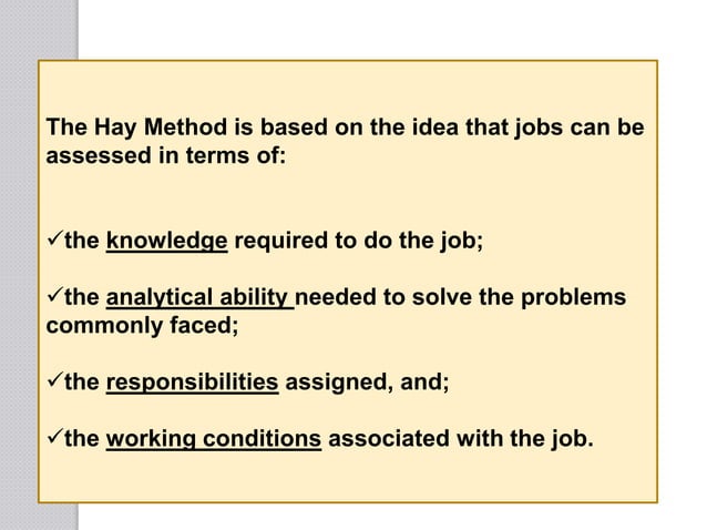 Hay guide chart.pptx [autosaved] | PPTX | Resume Writing and Advice ...