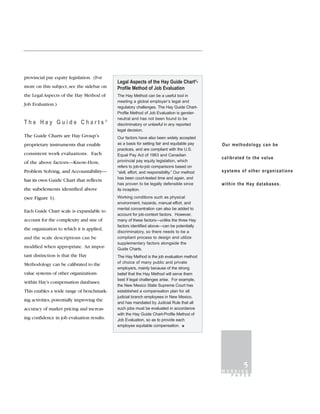 Hay job evaluation wp from hay website | PDF