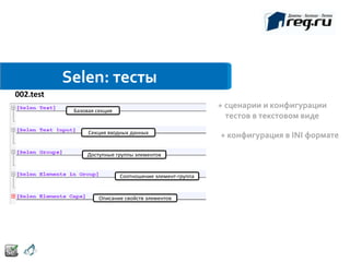 Selen short regru + demo | PPT