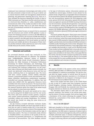 Definition, structure, content, use and impact of electronic health records | PDF