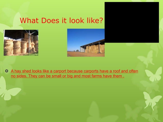 Hay shed | PPT