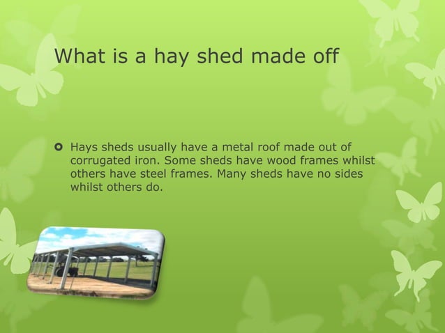 Hay shed | PPT