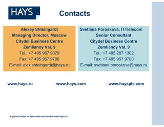 Hays Russia General Presentation | PDF