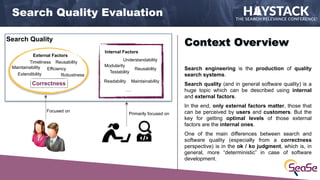 Haystack London - Search Quality Evaluation, Tools and Techniques | PPT