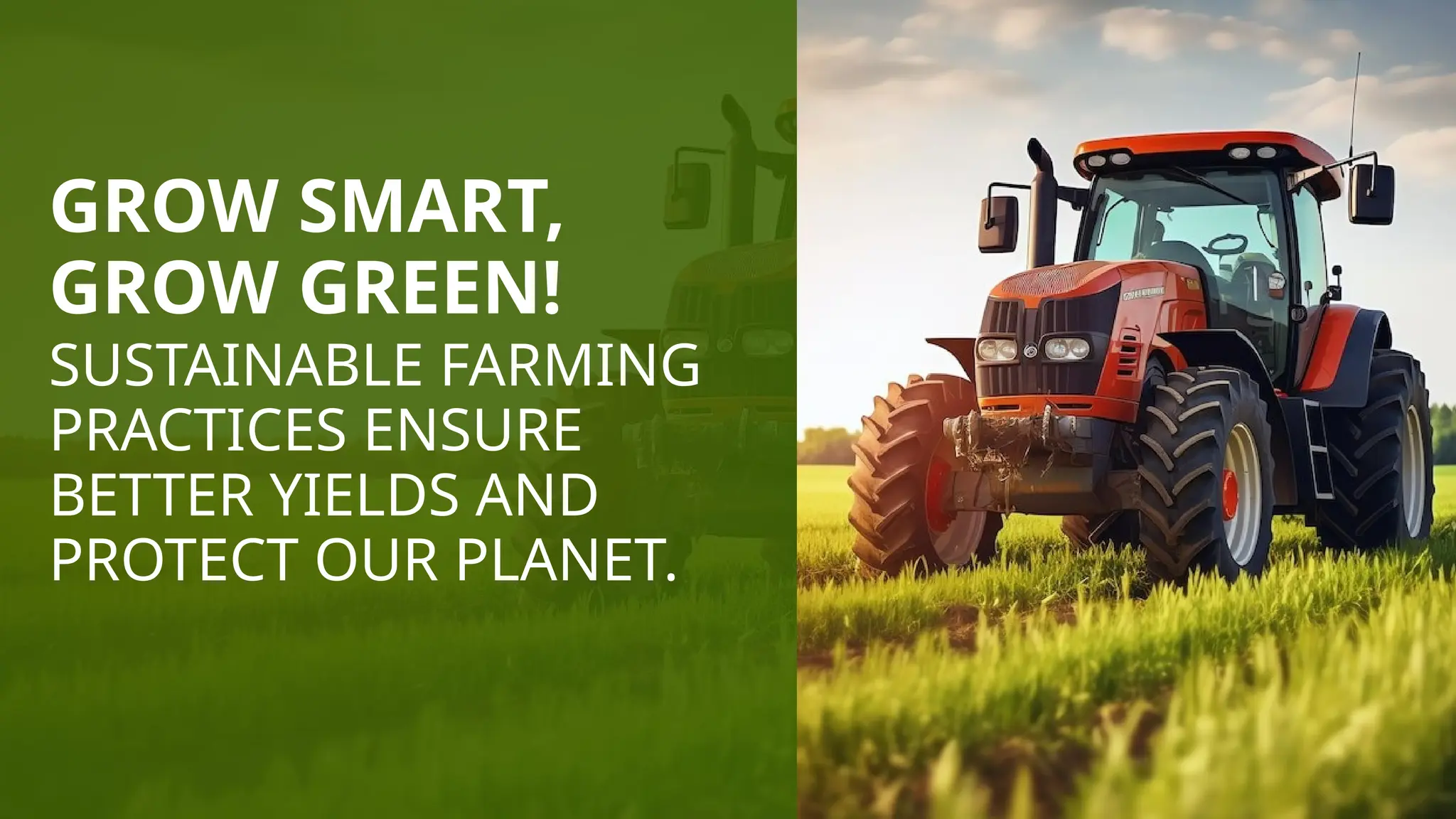 Grow Smart Grow Green Sustanable Farming | PPTX