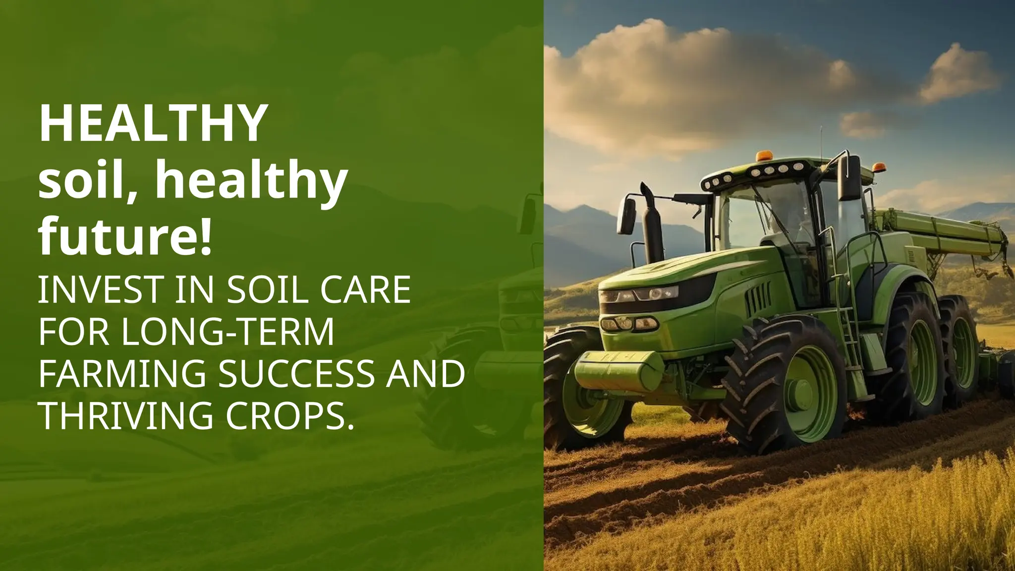 Grow Smart Grow Green Sustanable Farming | PPTX