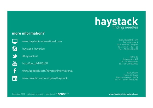 haystack international launch | PPT