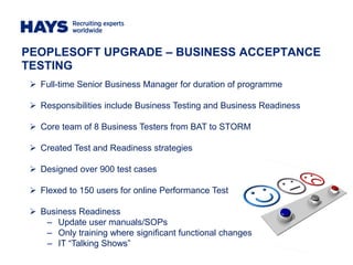 Hays PeopleSoft upgrade | PPT
