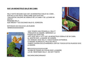 Hay un monstruo bajo mi cama | PDF