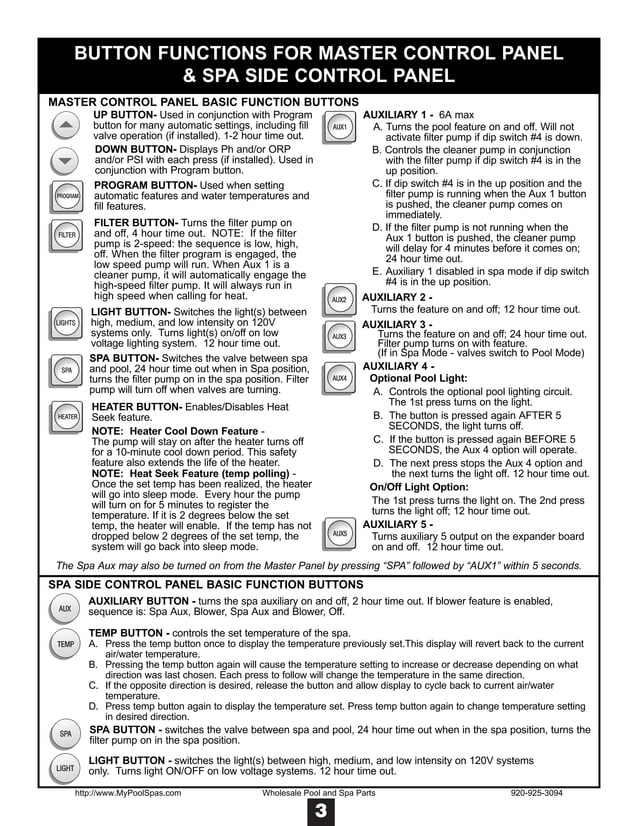 Hayward controls 2100_operating | PDF | First Aid | Injuries