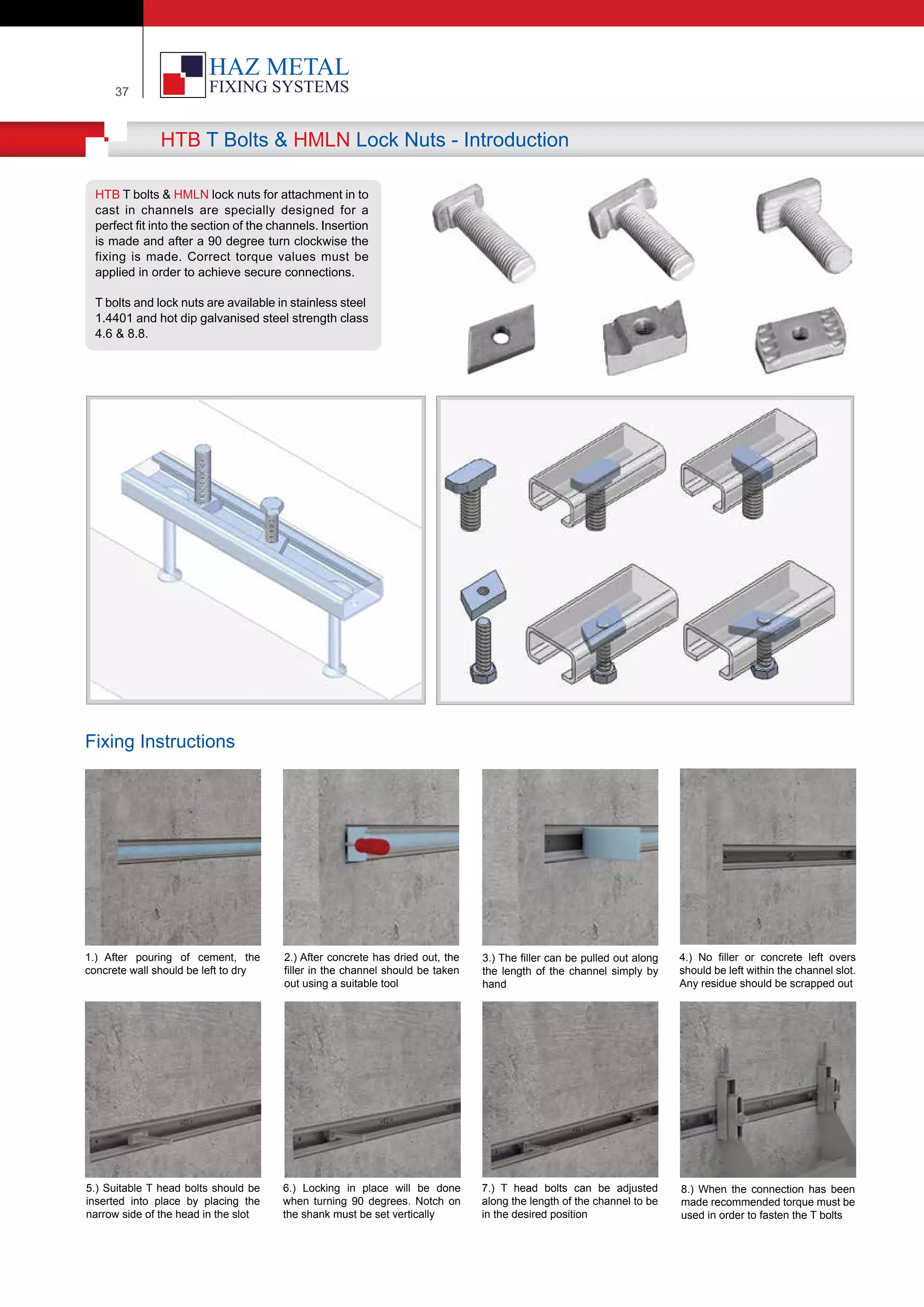 Anchor Channel Technical Catalog | PDF | Civil Engineering Industry ...