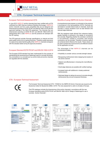 Anchor Channel Technical Catalog | PDF