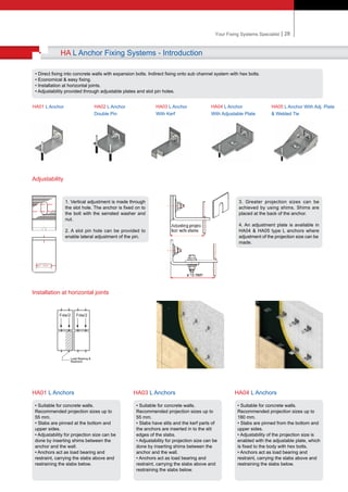 Stone Fixing Technical Catalog | PDF