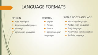 IS HAZARAGI A SEPARATE LANGUAGE? © 2021 John Gulzari | PPTX
