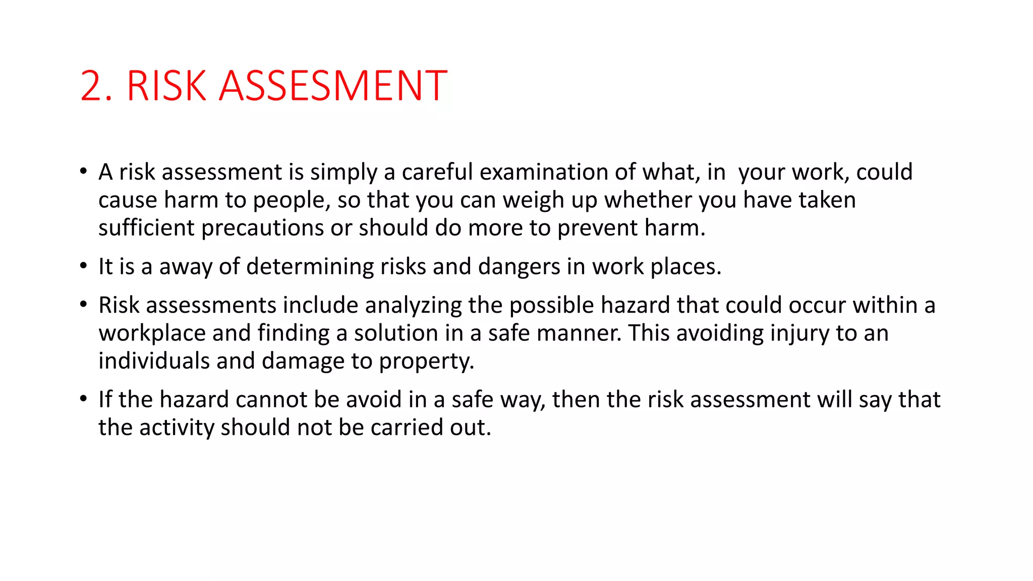 Critical Hazard in Management system | PPTX