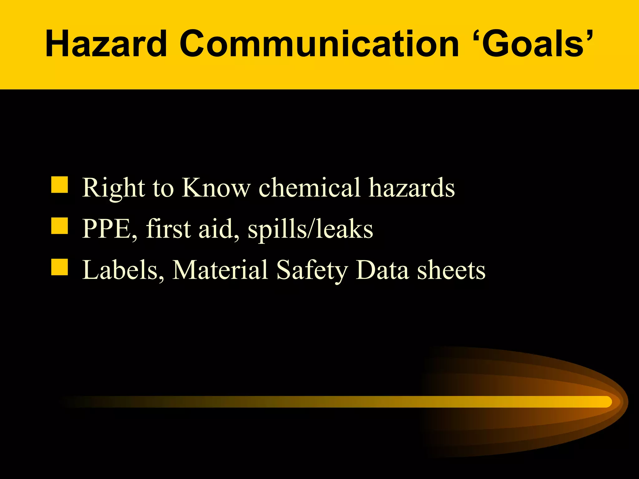 Hazard Communication | PPT