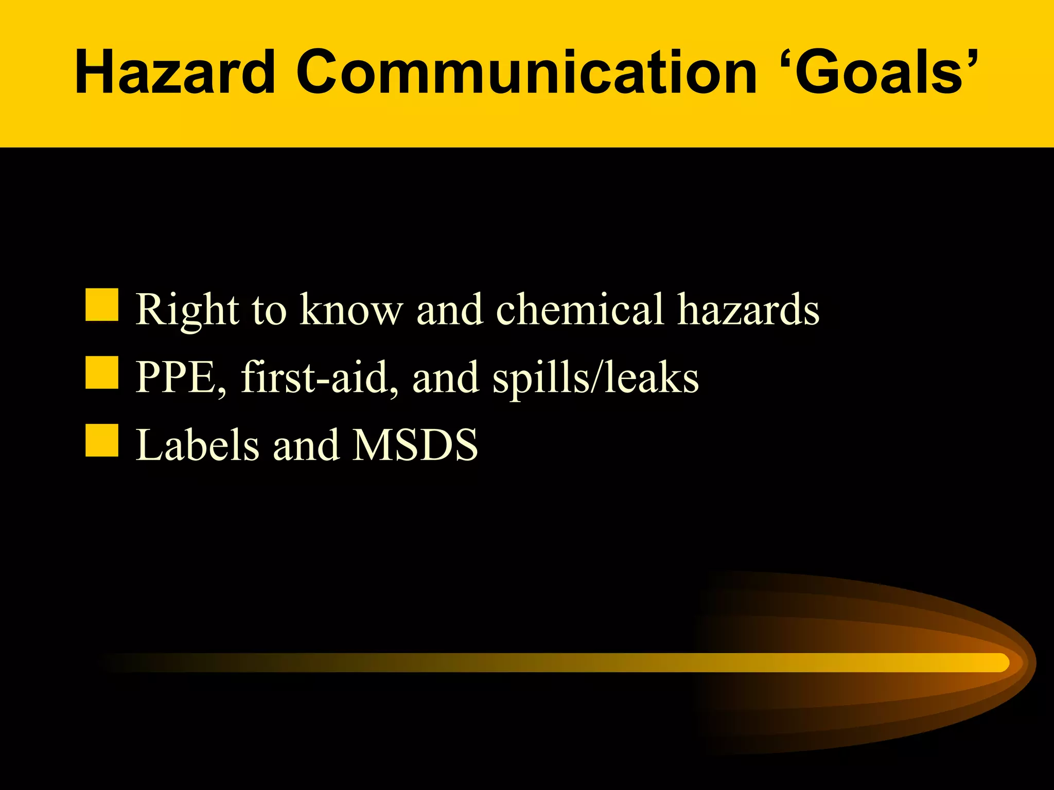 Hazard Communication | PPT